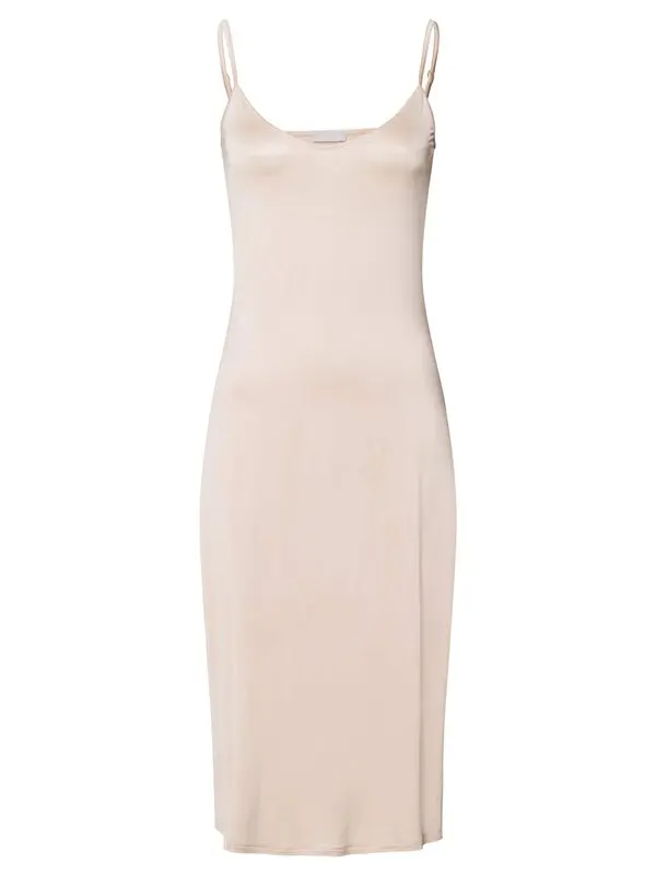 Hanro Satin Midi Gown - Beige