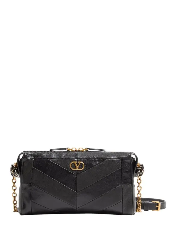 Valentino Garavani Panthea Shoulder Bag - Black