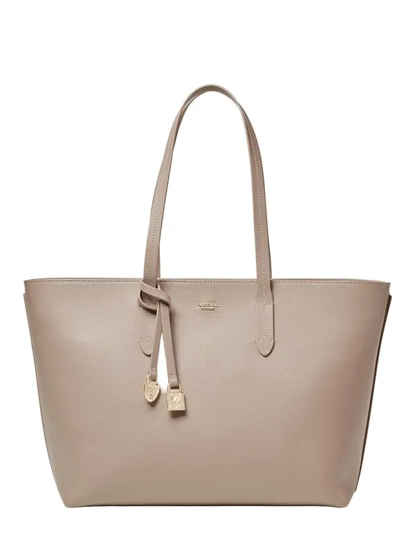 ASPINAL OF LONDON Leather East West Tote Bag - Neutral