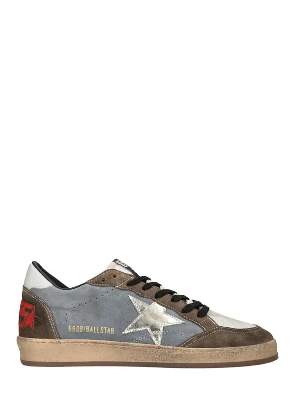 GOLDEN GOOSE Ball Star Suede Sneakers - Blue