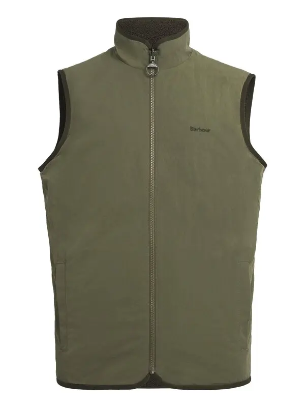 Barbour Reversible Fleece Gilet - Green