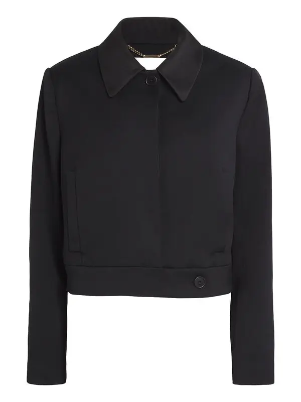 JOSEPH Crepe Abbe Tailored Jacket - Black