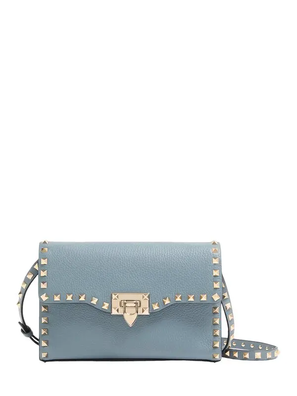 Valentino Garavani Small Rockstud Shoulder Bag - Blue
