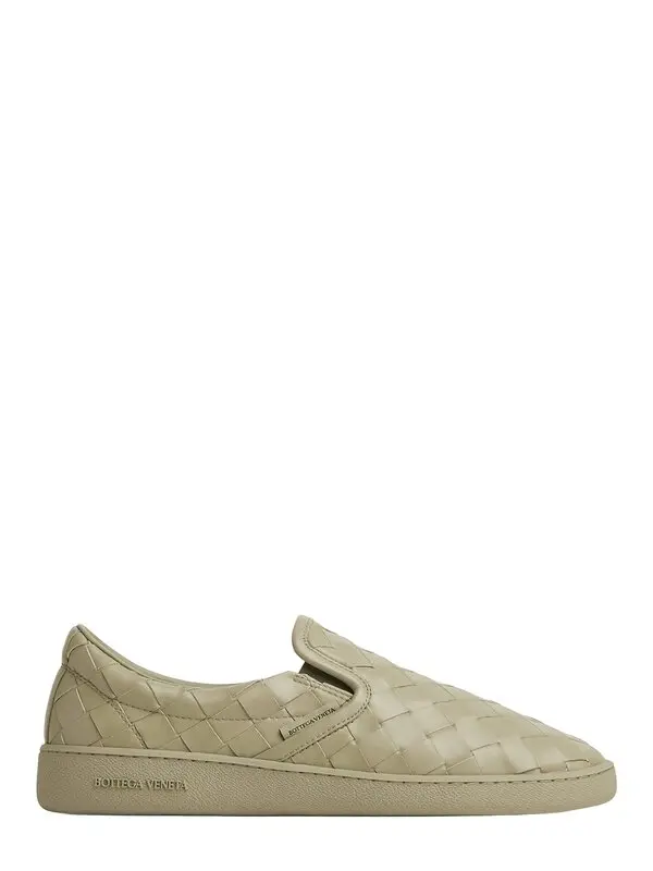 Bottega Veneta Intrecciato Sawyer Slip-on Sneakers - Green