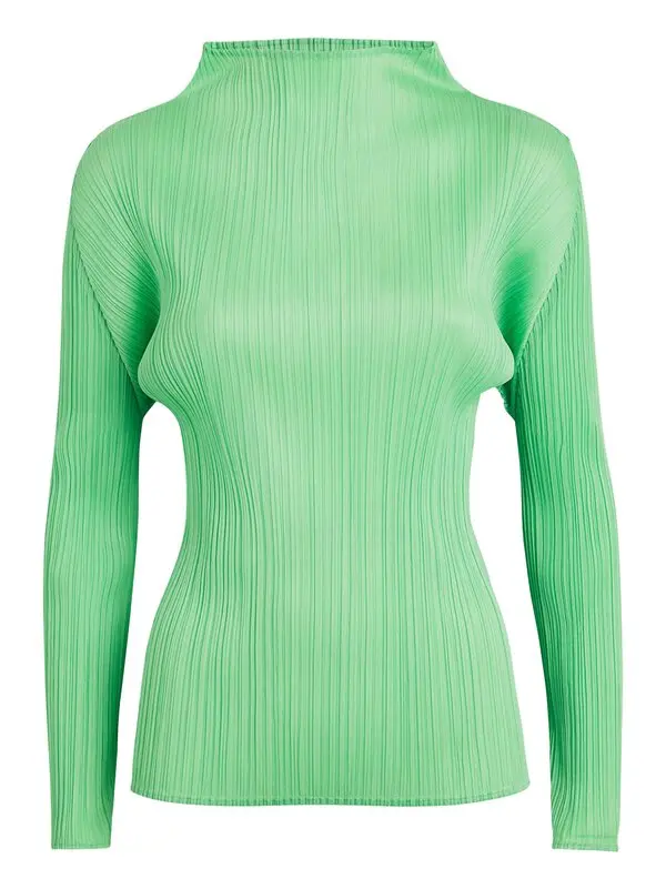 Issey Miyake Basics Long-sleeve Top - Green