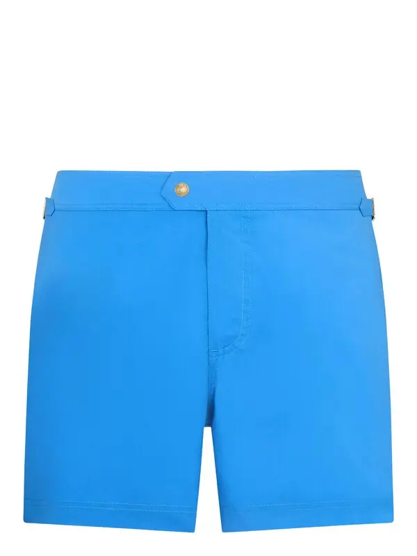 TOM FORD Poplin Swim Shorts - Blue