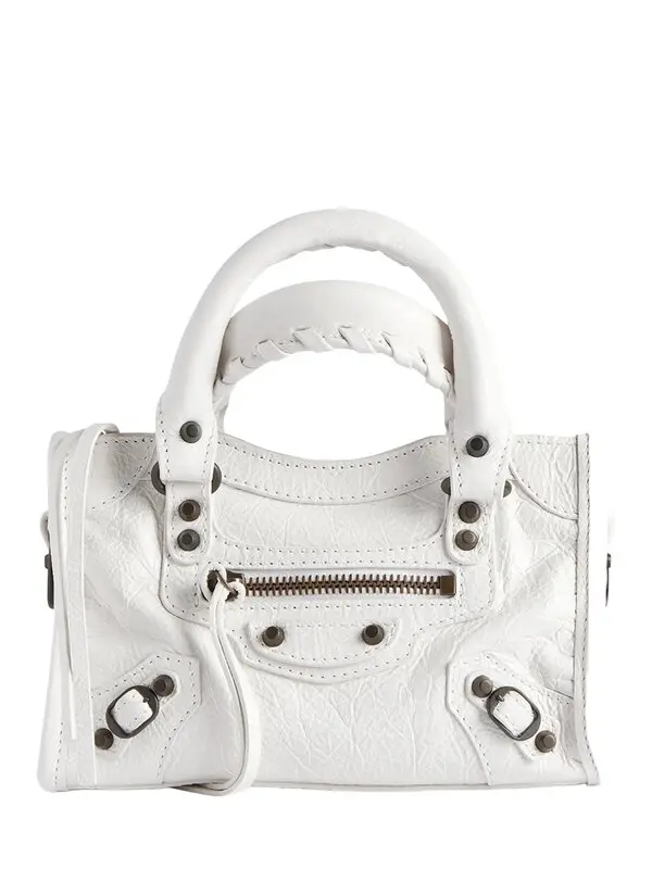 Balenciaga Nano Le City Top-handle Bag - White