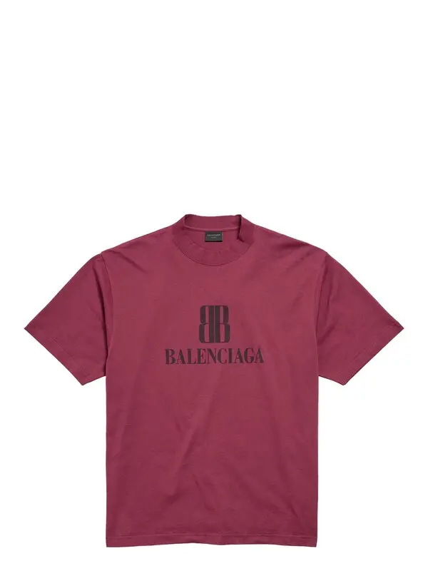 Balenciaga Cotton Nano Bb T-shirt - Blue
