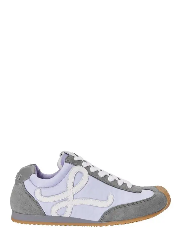 Loewe Leather Ballet Runner 2.0 Sneakers - Purple