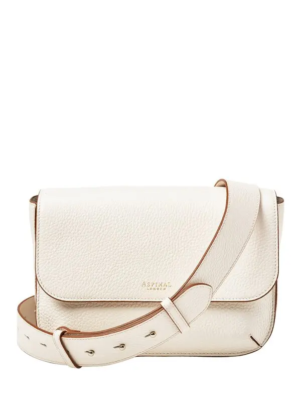 ASPINAL OF LONDON Leather Ella Grande Cross-body Bag - Neutral