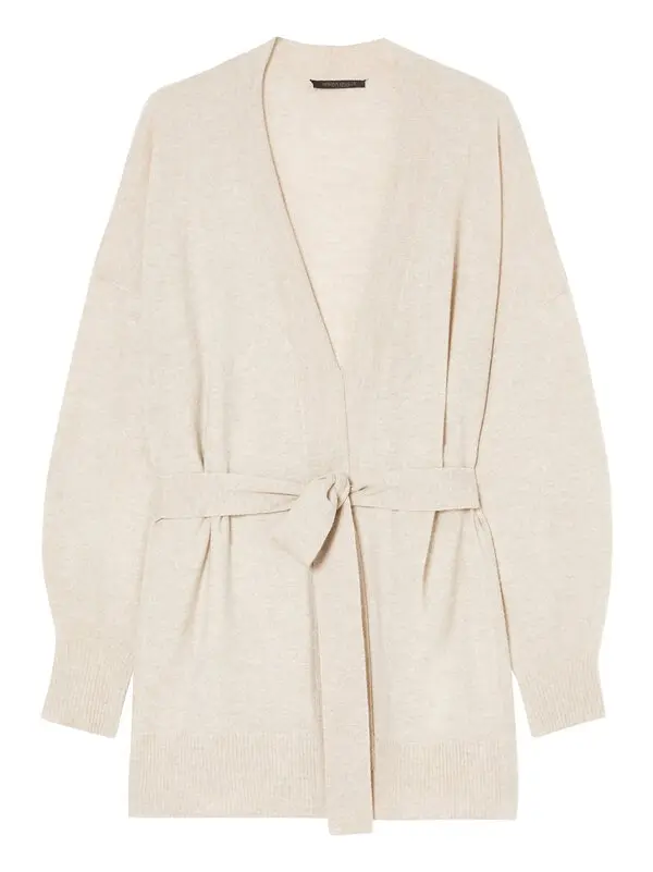 Marina Rinaldi Cashmere Echi Cardigan - Beige