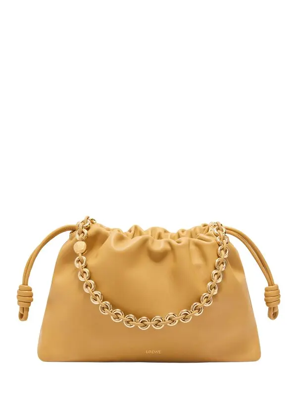 Loewe Large Flamenco Clutch - Beige