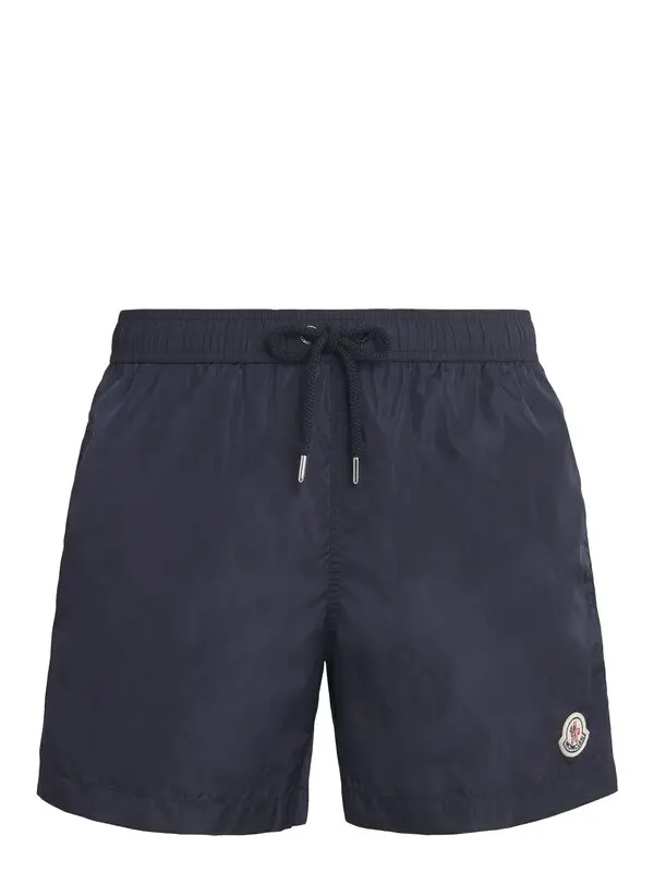 Moncler Logo Swim Shorts - Navy
