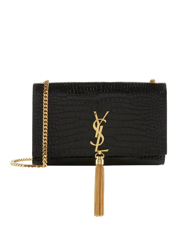 Saint Laurent Medium Kate Cross-body Bag - Black