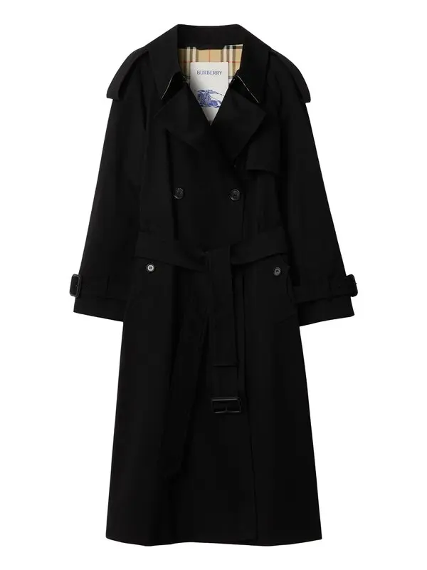 Burberry Fitzrovia Long Trench Coat - Black