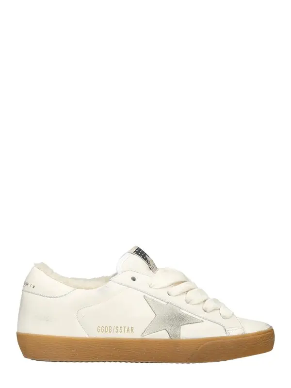 GOLDEN GOOSE Super-star Leather Sneakers - White