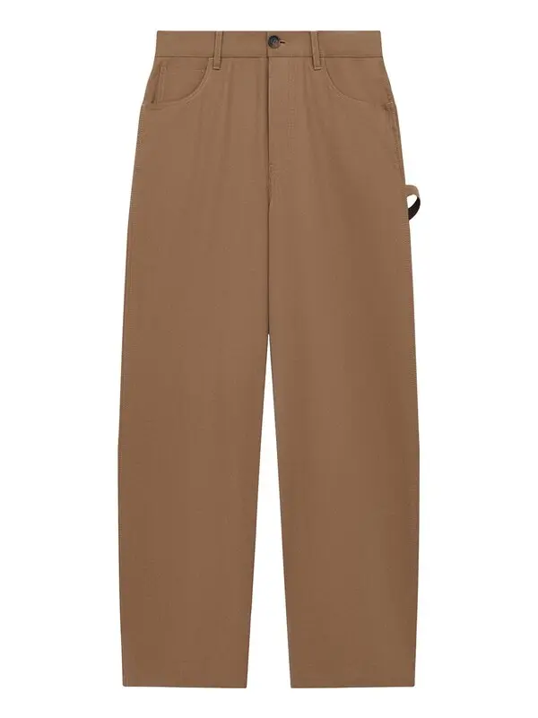 Loewe Cotton Carpenter Trousers - Beige