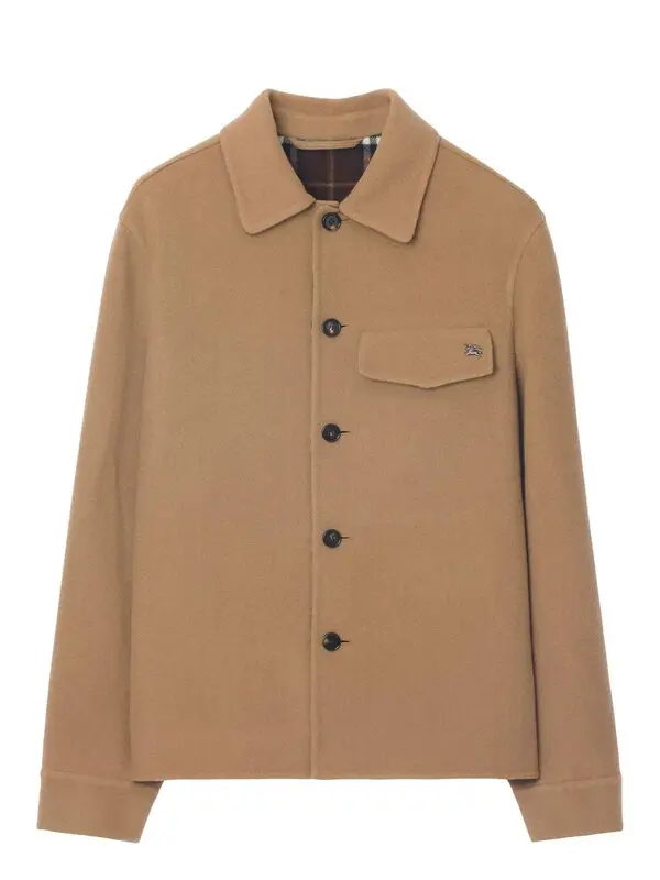 Burberry Wool Overshirt - Beige