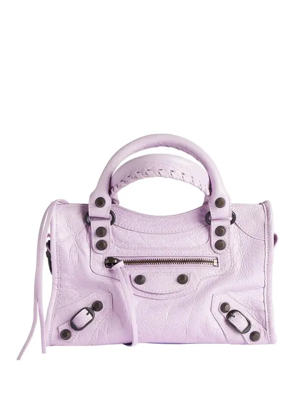 Balenciaga Mini Le City Top-handle Bag - Purple