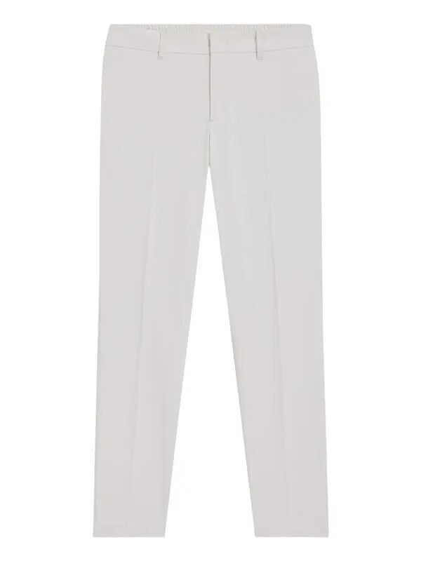 BOSS Water-repellent Slim Fit Suit Trousers - White