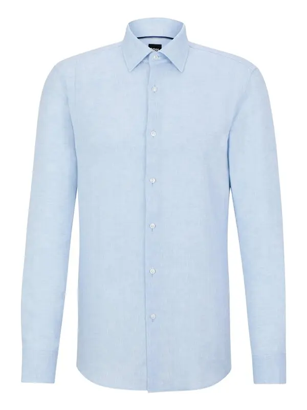 BOSS Linen Shirt - Blue