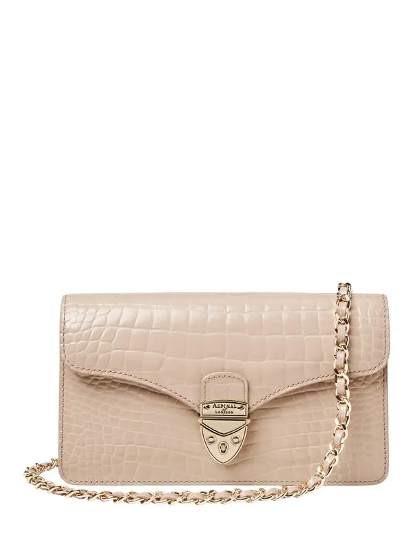 ASPINAL OF LONDON Mayfair Clutch Bag - Neutral