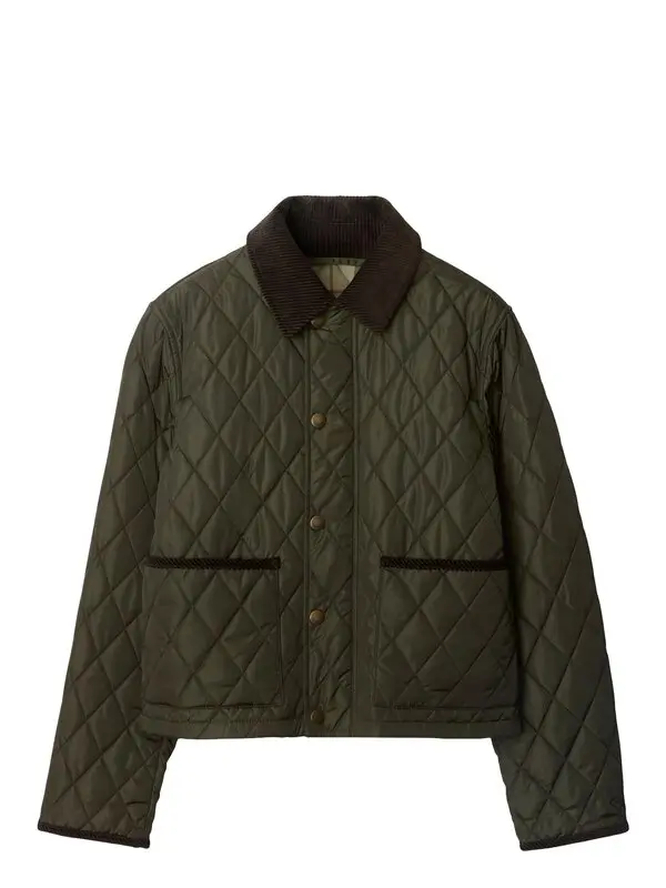 Burberry Quilted Field Jacket - Grey