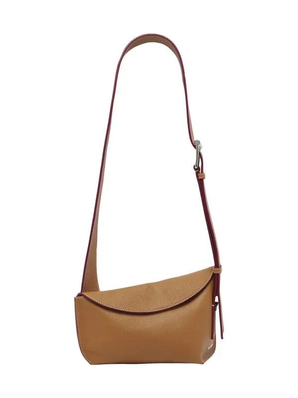 Alexander McQueen Leather T-bar Sling Cross-body Bag - Brown
