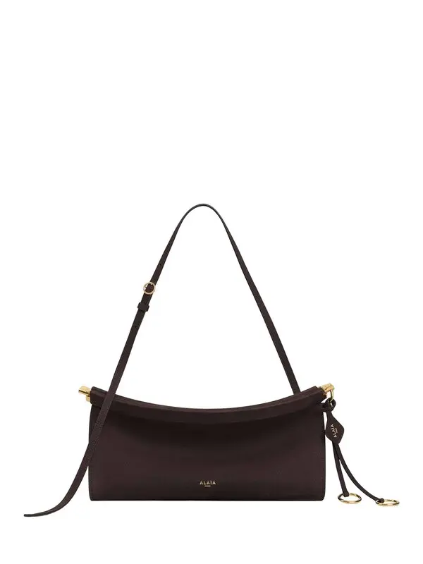 Alaïa Le Click East West Leather Shoulder Bag - Brown