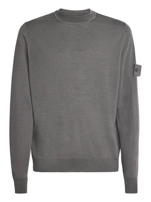 Stone Island Wool Ghost Sweater - Grey