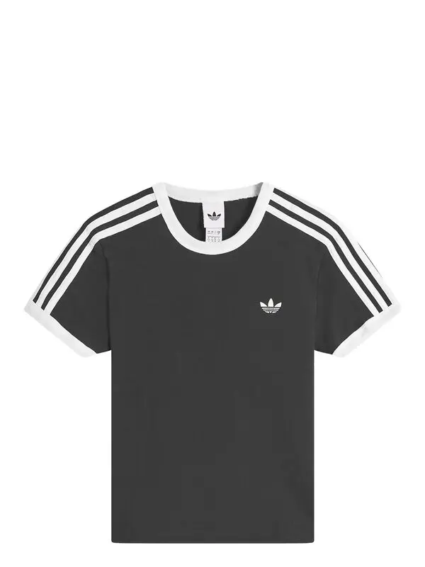 Adidas 3-stripes Short Sleeve T-shirt - Black/white