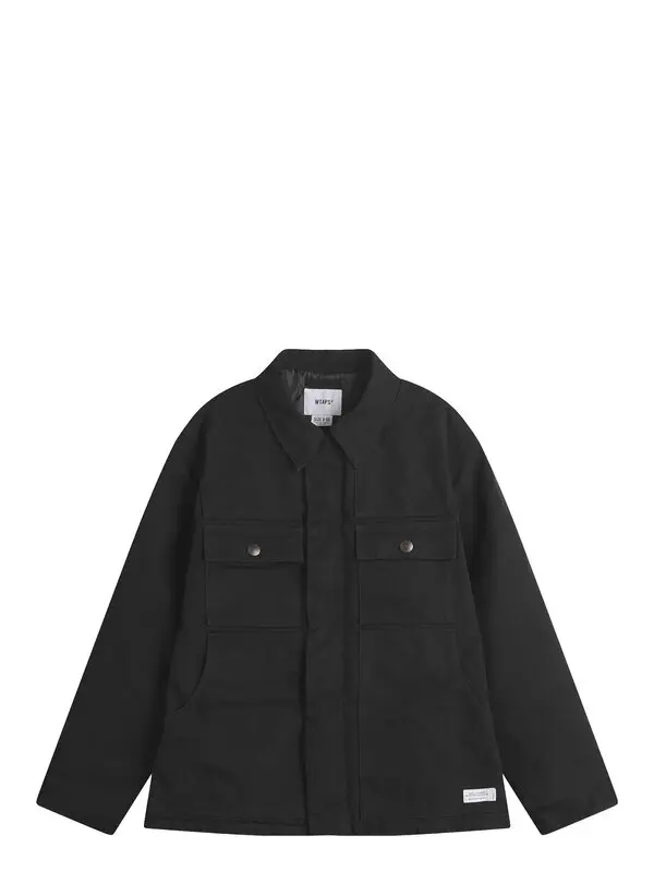 WTAPS Cotton Canvas Work Jacket - Black