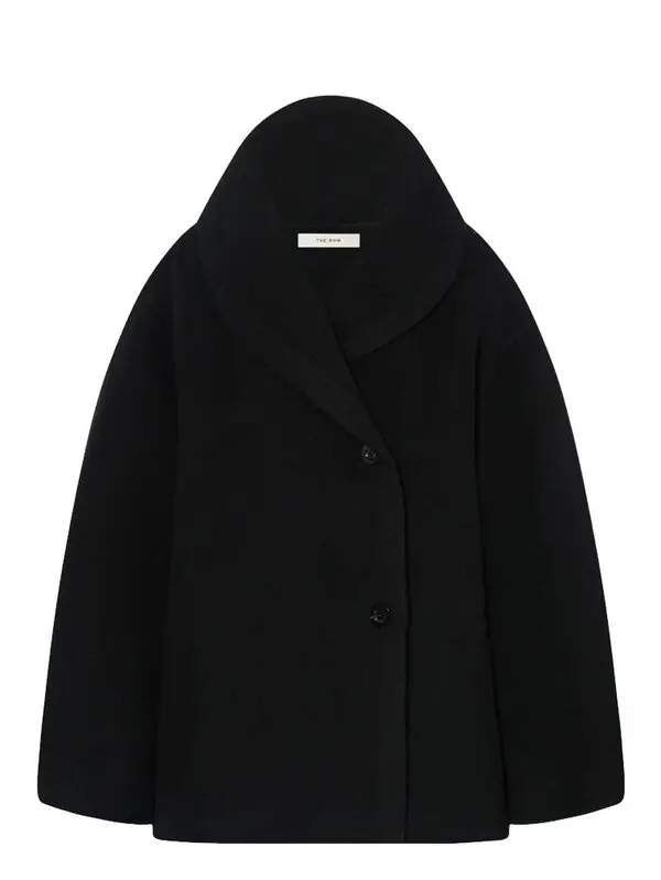 THE ROW Temur Virgin Wool Coat - Black