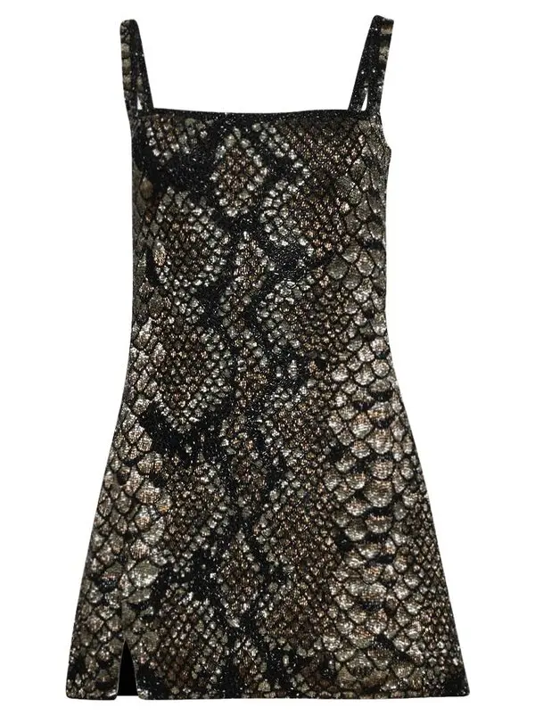 CLIO PEPPIATT Medusa Mini Dress - Gold