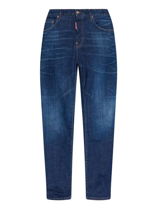 Dsquared2 Straight Leg Jeans - Navy Blue