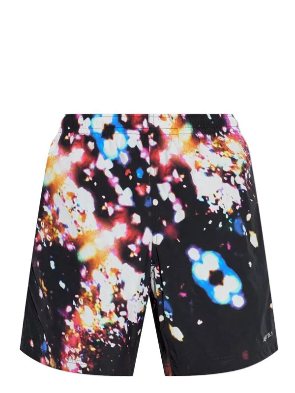 Alexander McQueen Logo Swim Shorts - Black