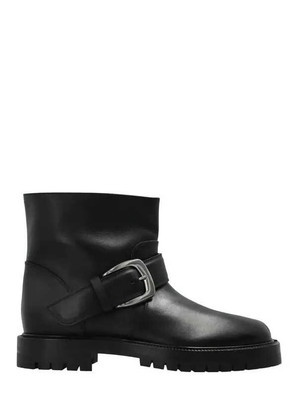 MAISON MARGIELA Tabi Cut Out Ankle Boots - Black