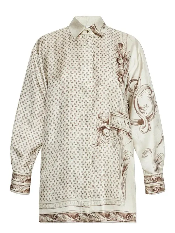 Max Mara Grado Silk Shirt - Cream