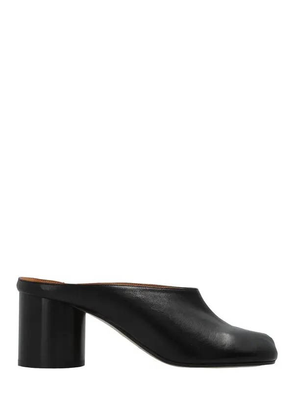 MAISON MARGIELA Heeled Tabi Mules - Black