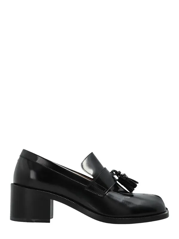 MAISON MARGIELA Heeled Tabi Loafers - Black