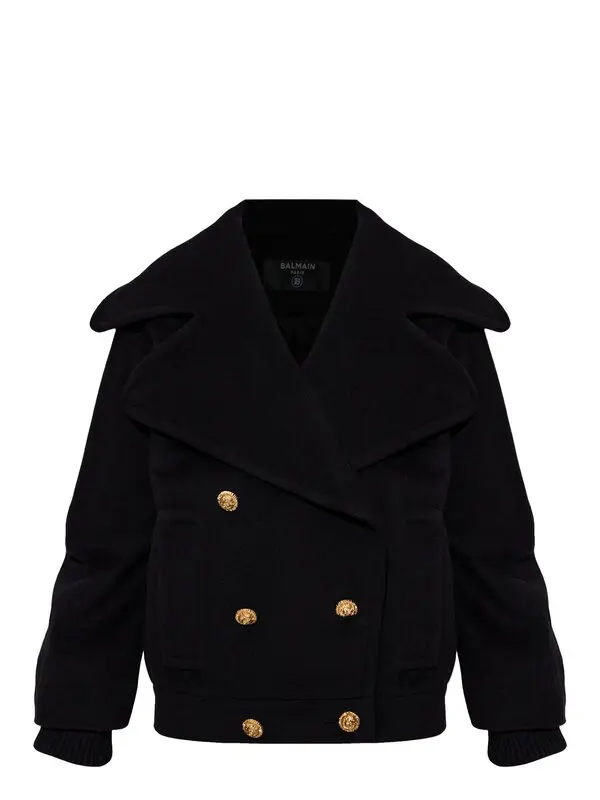 Balmain Wool Jacket - Black