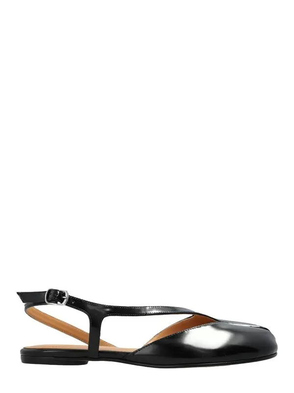 MAISON MARGIELA Ballet Flats With Tabi Cut-out - Black