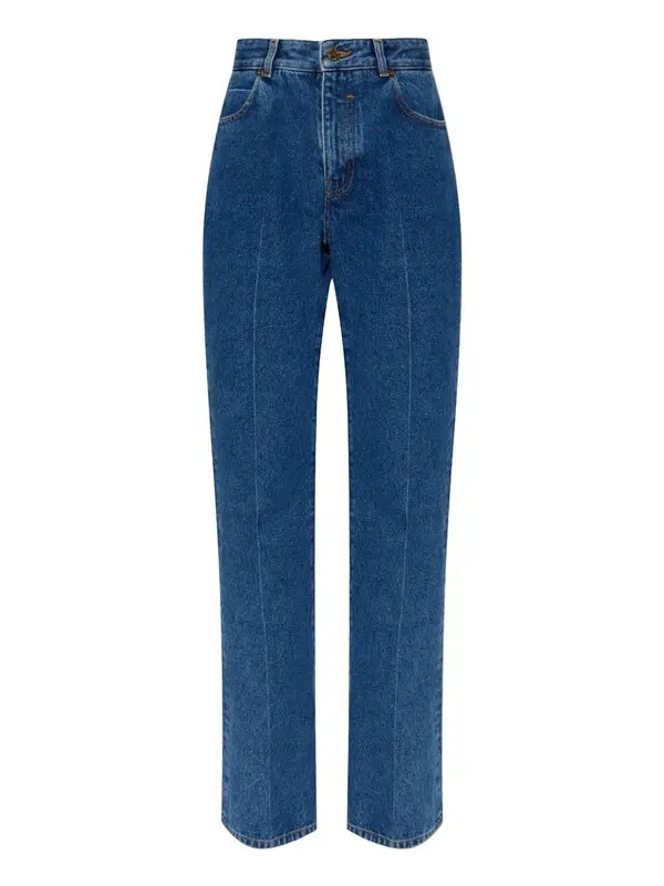 Balmain Straight-leg Jeans - Navy Blue