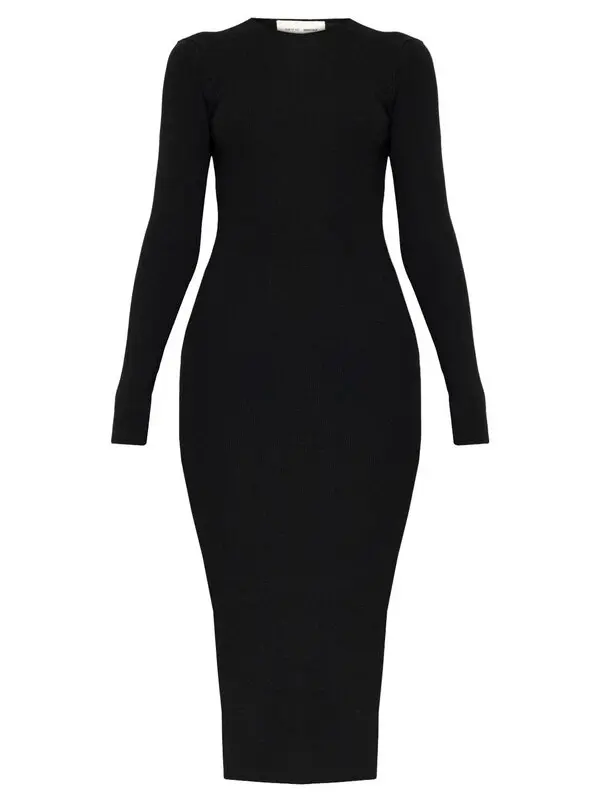 Fear Of God Fitted Midi Dress - Black