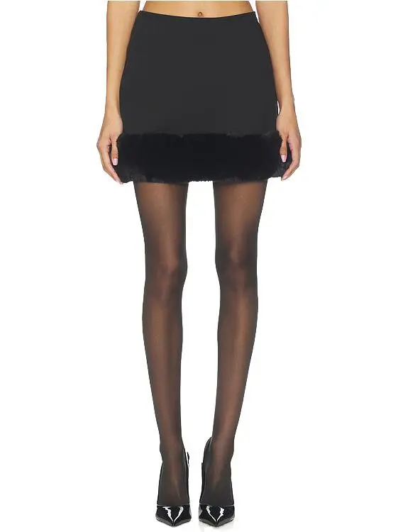 Apparis Meadow Mini Skirt - Black