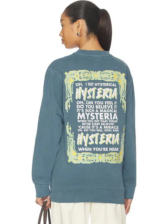 PHILCOS Def Leppard Through The Night Sweatshirt - Blue