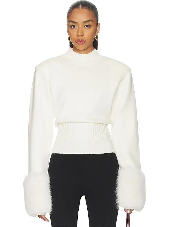 Ronny Kobo Jenner Knit Top - Ivory
