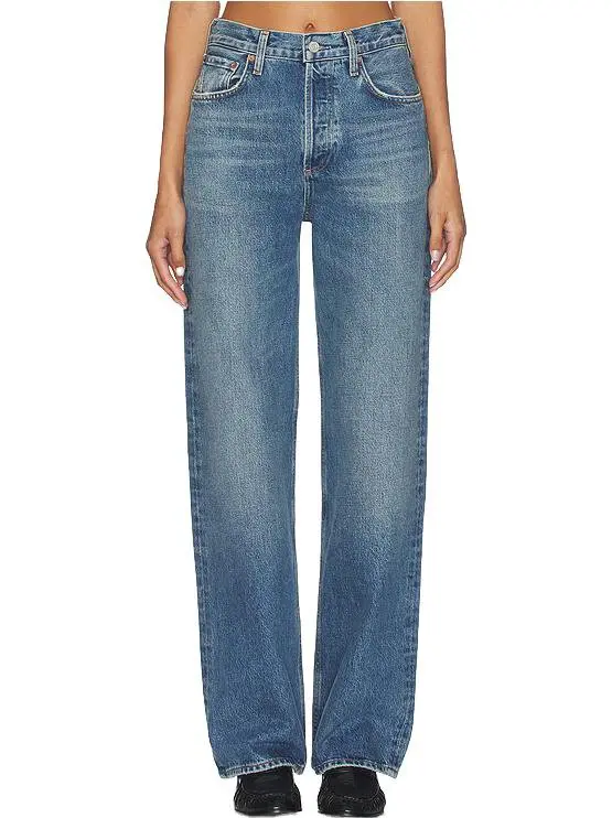 AGOLDE Ren Jeans Mid Wash - Blue