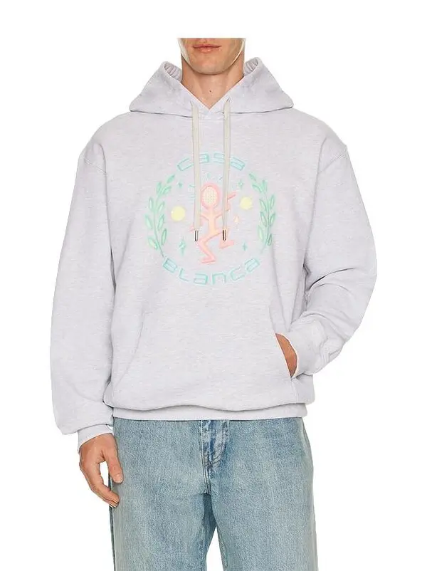 Casablanca Dance Joy Hooded Sweatshirt - Grey