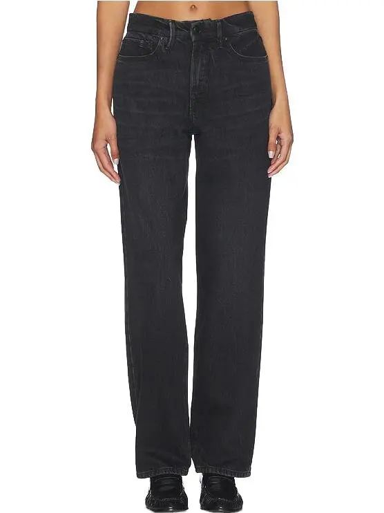 Good American Good 90s Relaxed Jeans In Wash - Black
